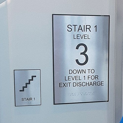 Secondary Commercial Signs | ADA Compliance Signage | Lemberg