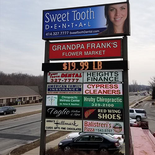 Free Standing Business Signs | Multi-Tenant Panel Signs | Lemberg